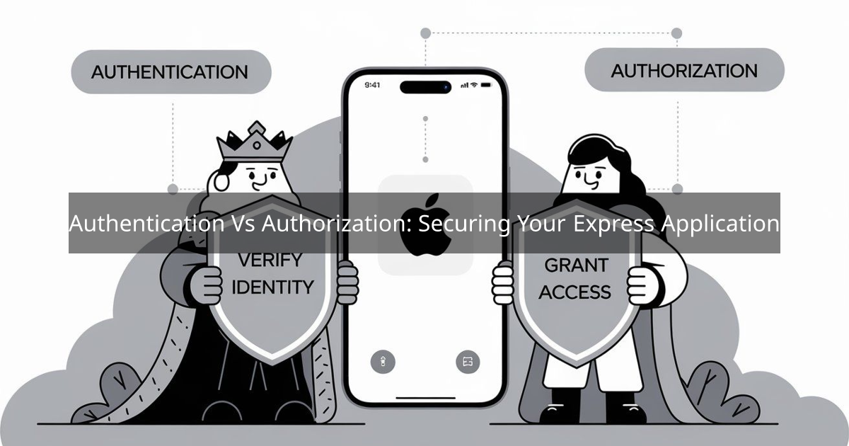 Authentication Vs Authorization: Securing Your Express Application