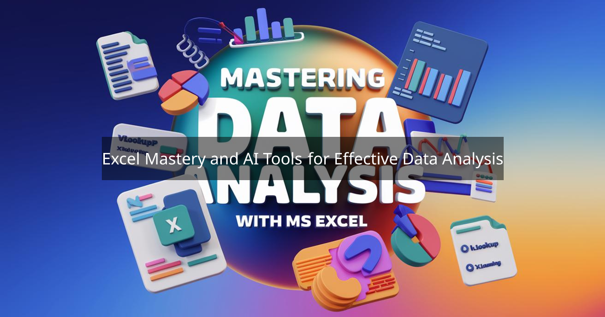 Excel Mastery and AI Tools for Effective Data Analysis