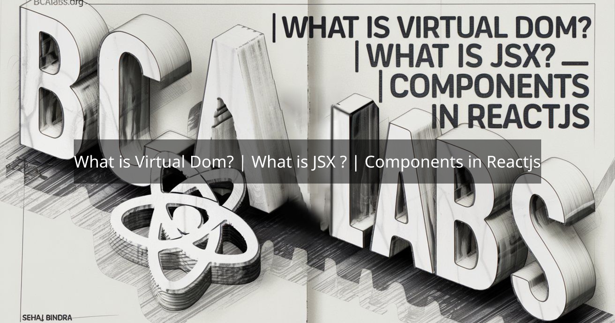 What is Virtual Dom? | What is JSX ? | Components in Reactjs