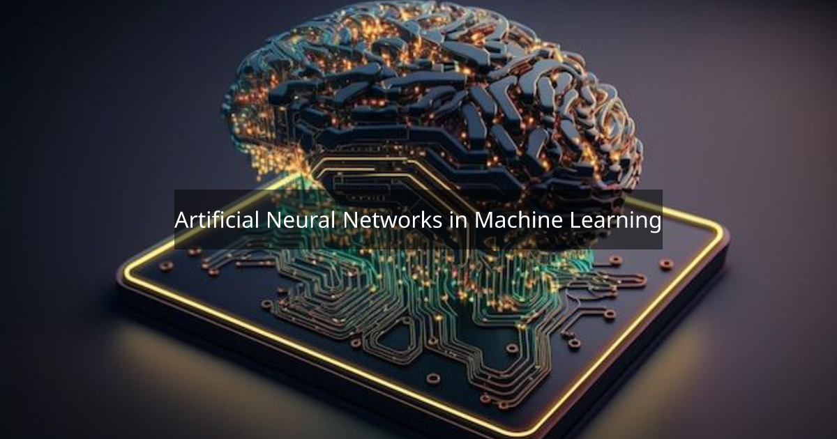 Artificial Neural Networks in Machine Learning