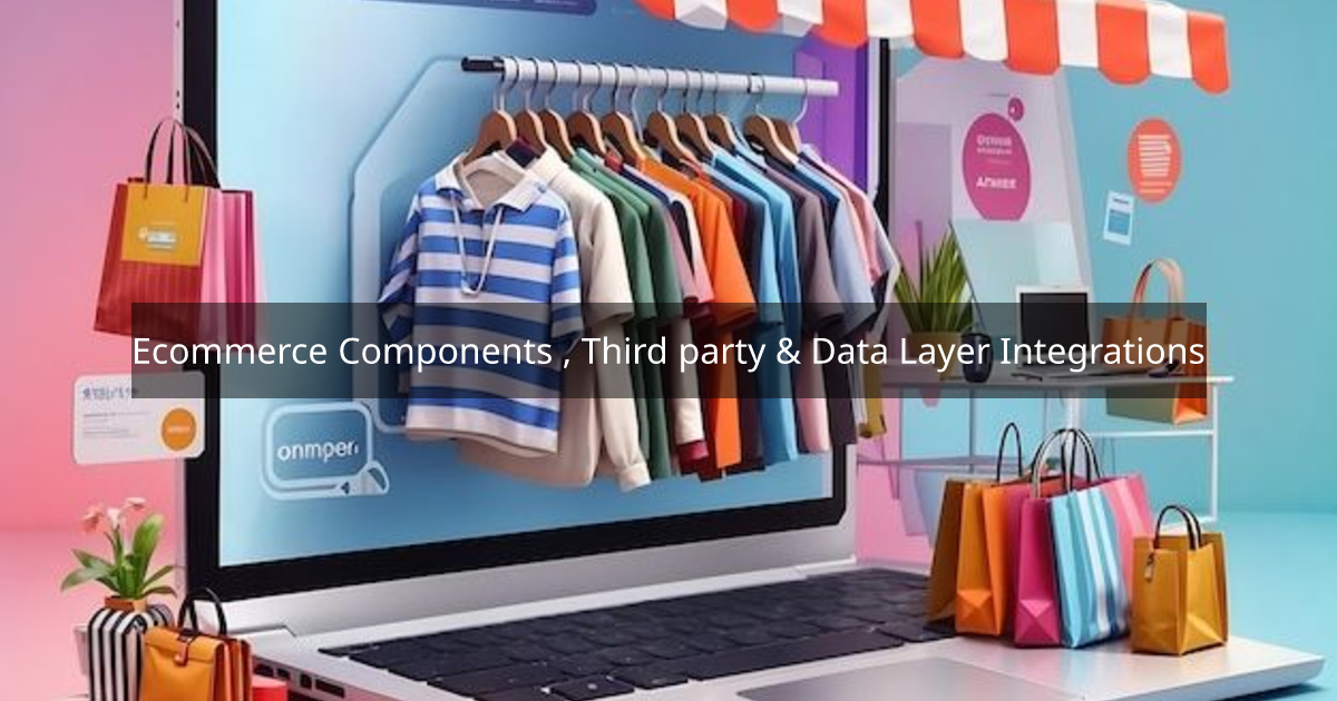 Ecommerce Components , Third party & Data Layer Integrations