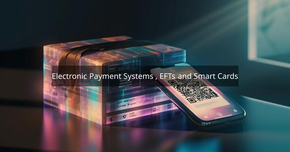 Electronic Payment Systems , EFTs and Smart Cards