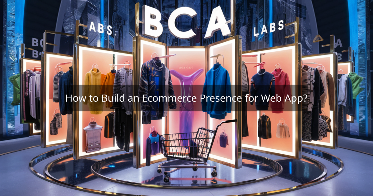 How to Build an Ecommerce Presence for Web App?