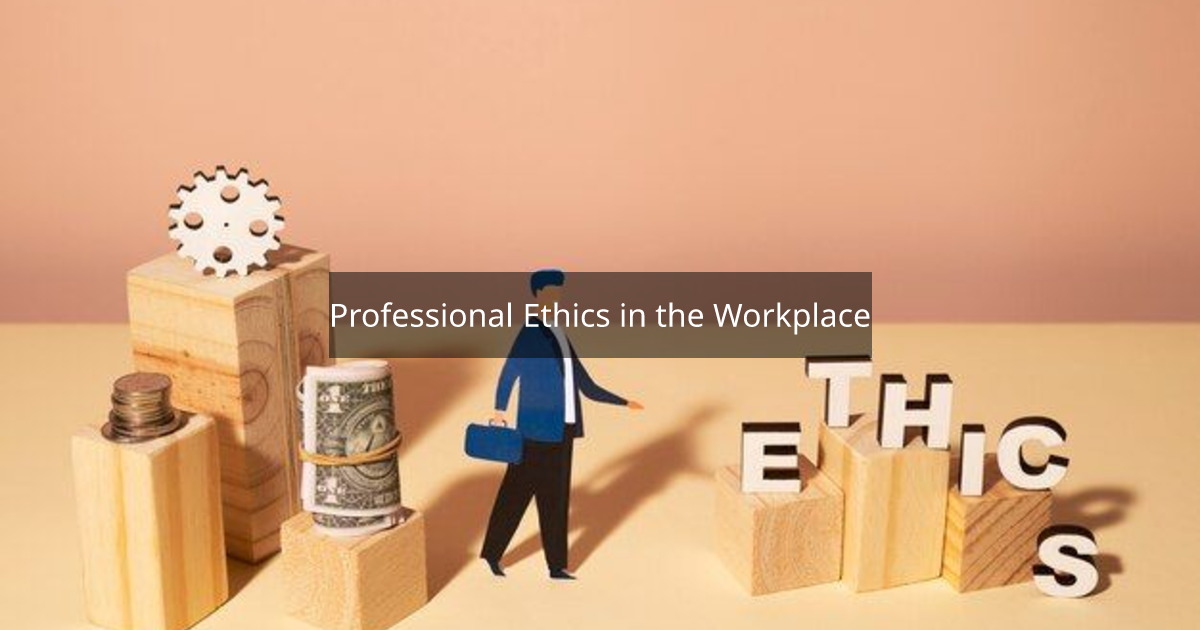Professional Ethics in the Workplace