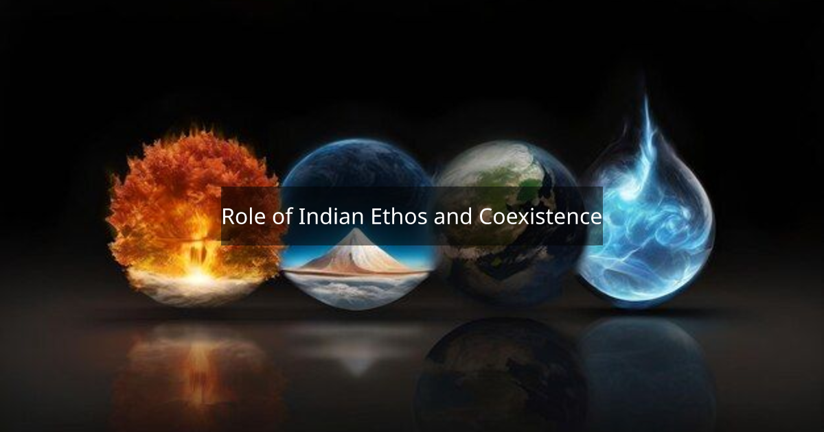 Role of Indian Ethos and Coexistence